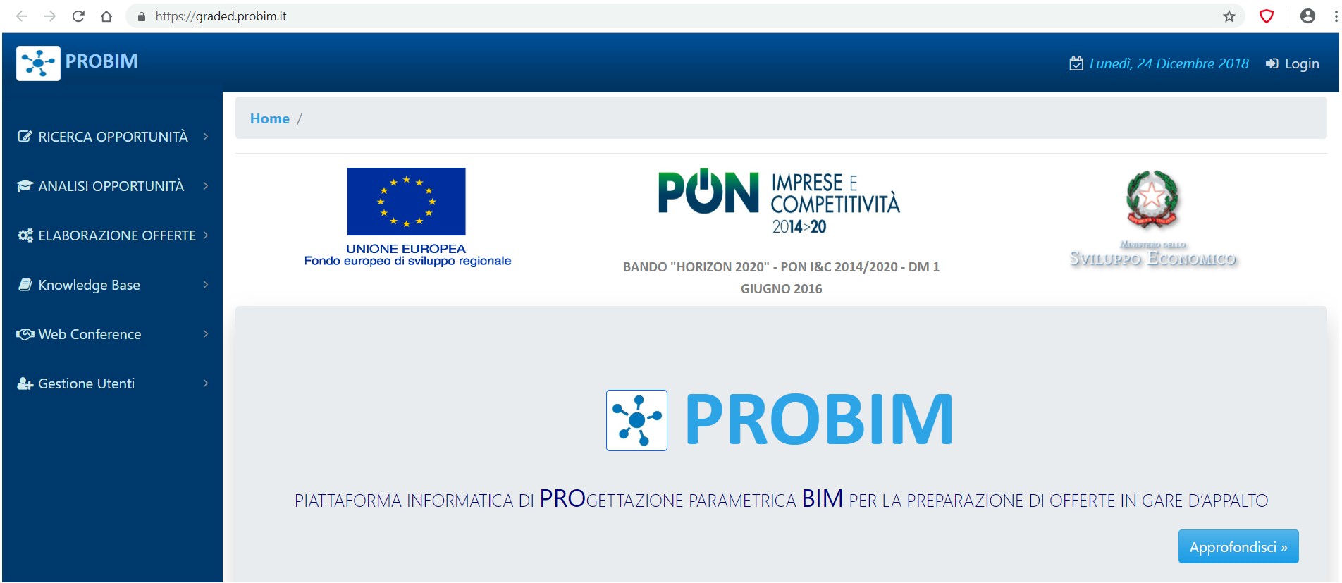 PROBIM (piattaforma informatica collaborativa basata sull’utilizzo ...